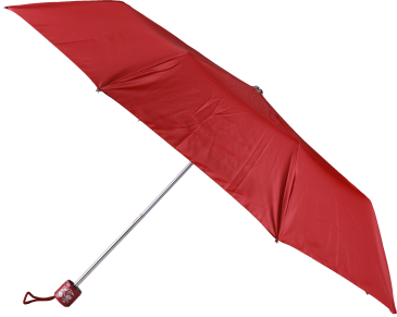 Soumi Red Three Fold Umbrella - Adi KC Paul